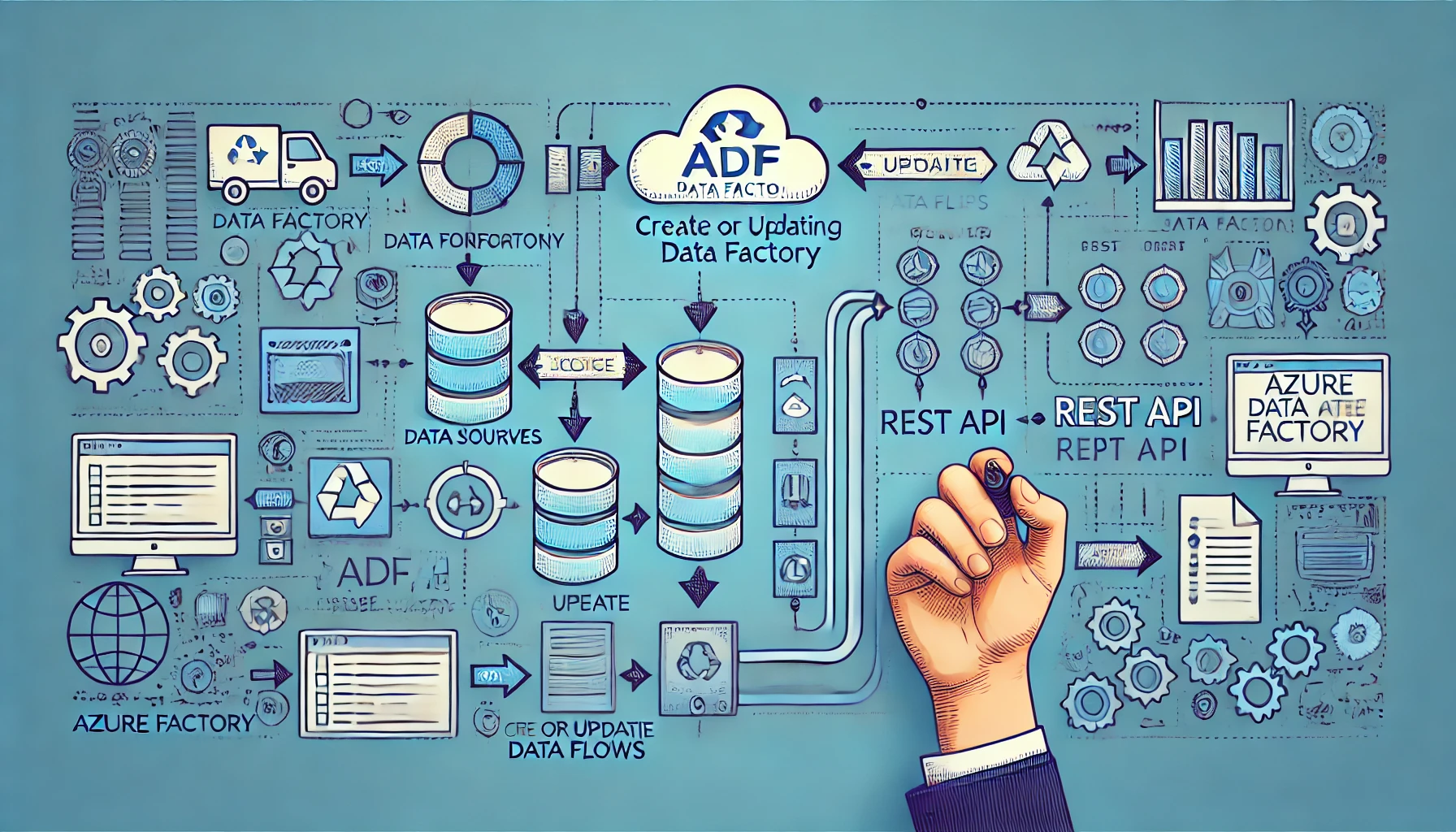 Create Or Update Data Flows With The Azure Data Factory Rest Api Orchestra